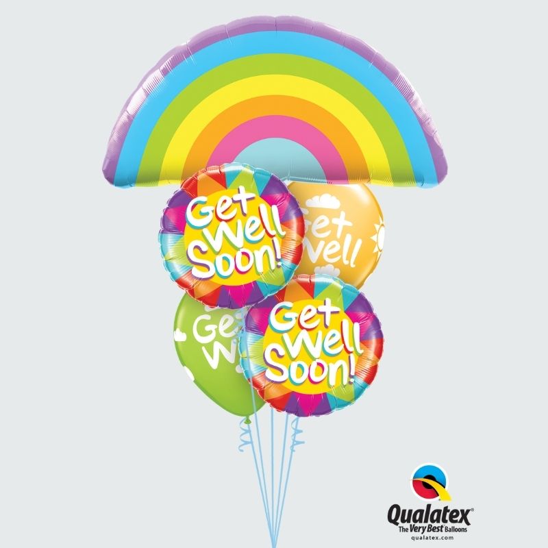 Get Well Rainbow – Poppin Balloons & Gifts